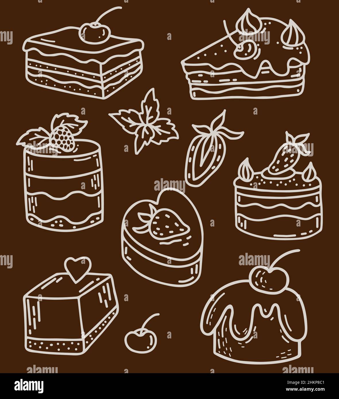Bakery line drawings hi-res stock photography and images - Alamy