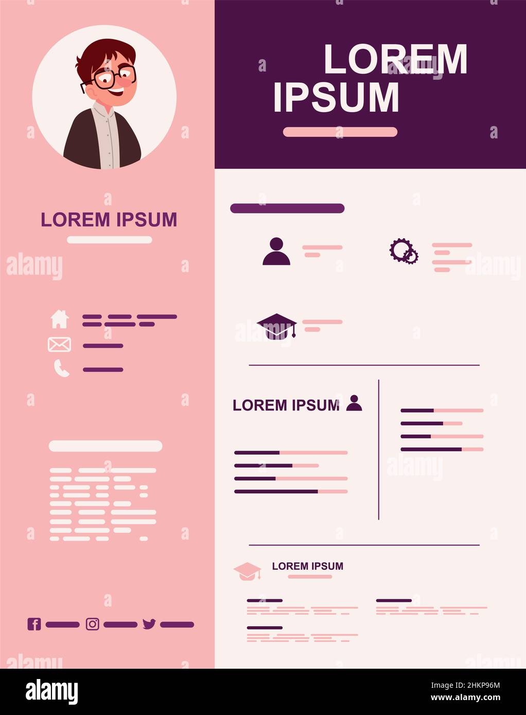 Cv e Stock Vector Images - Alamy