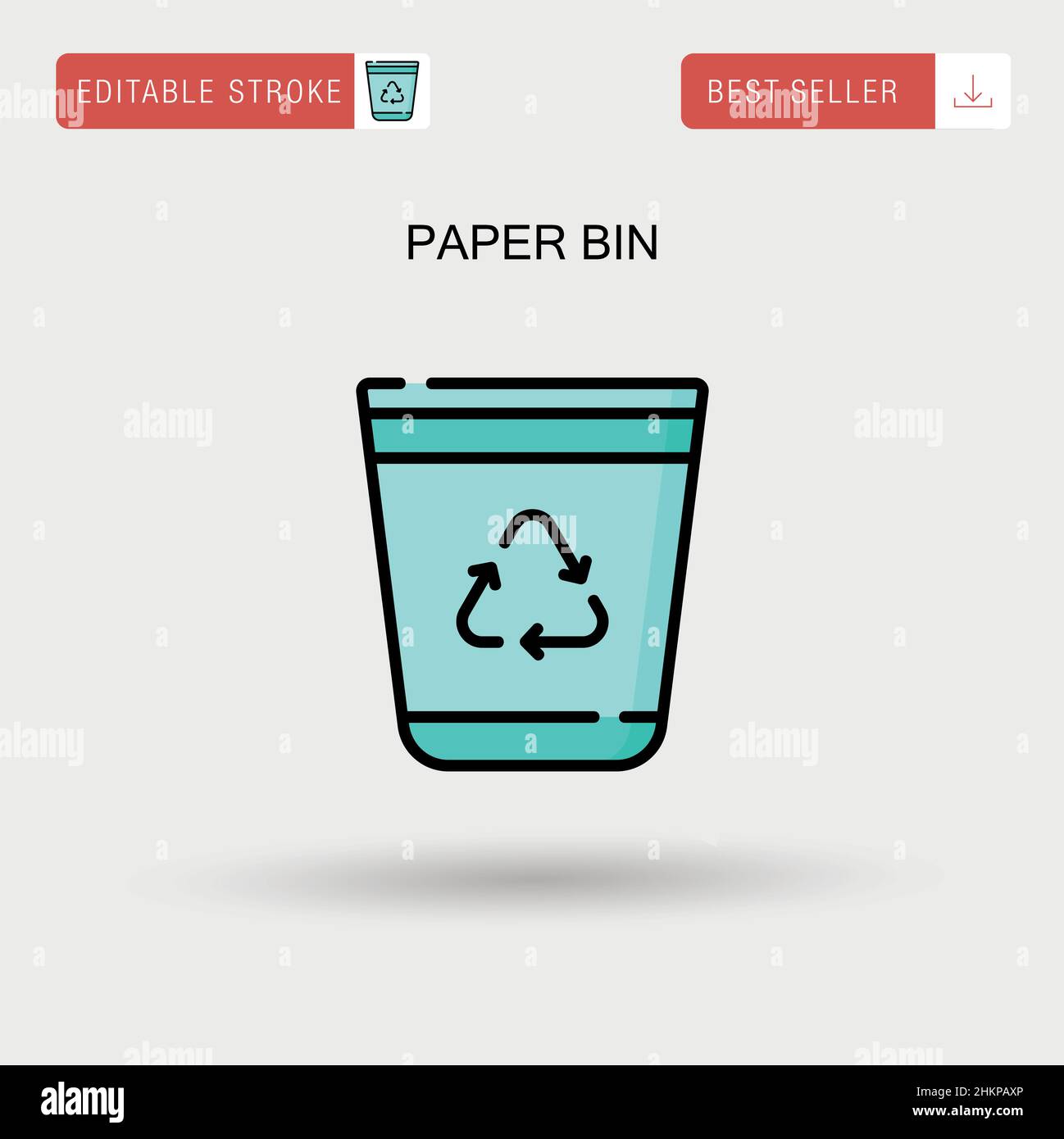 Office bin paper Stock Vector Images - Alamy