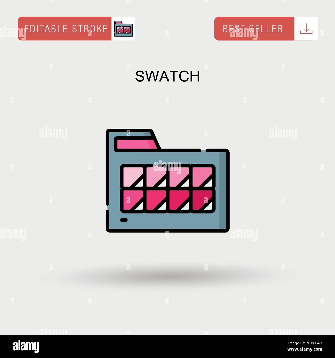 Swatch Simple vector icon Stock Vector Image & Art - Alamy
