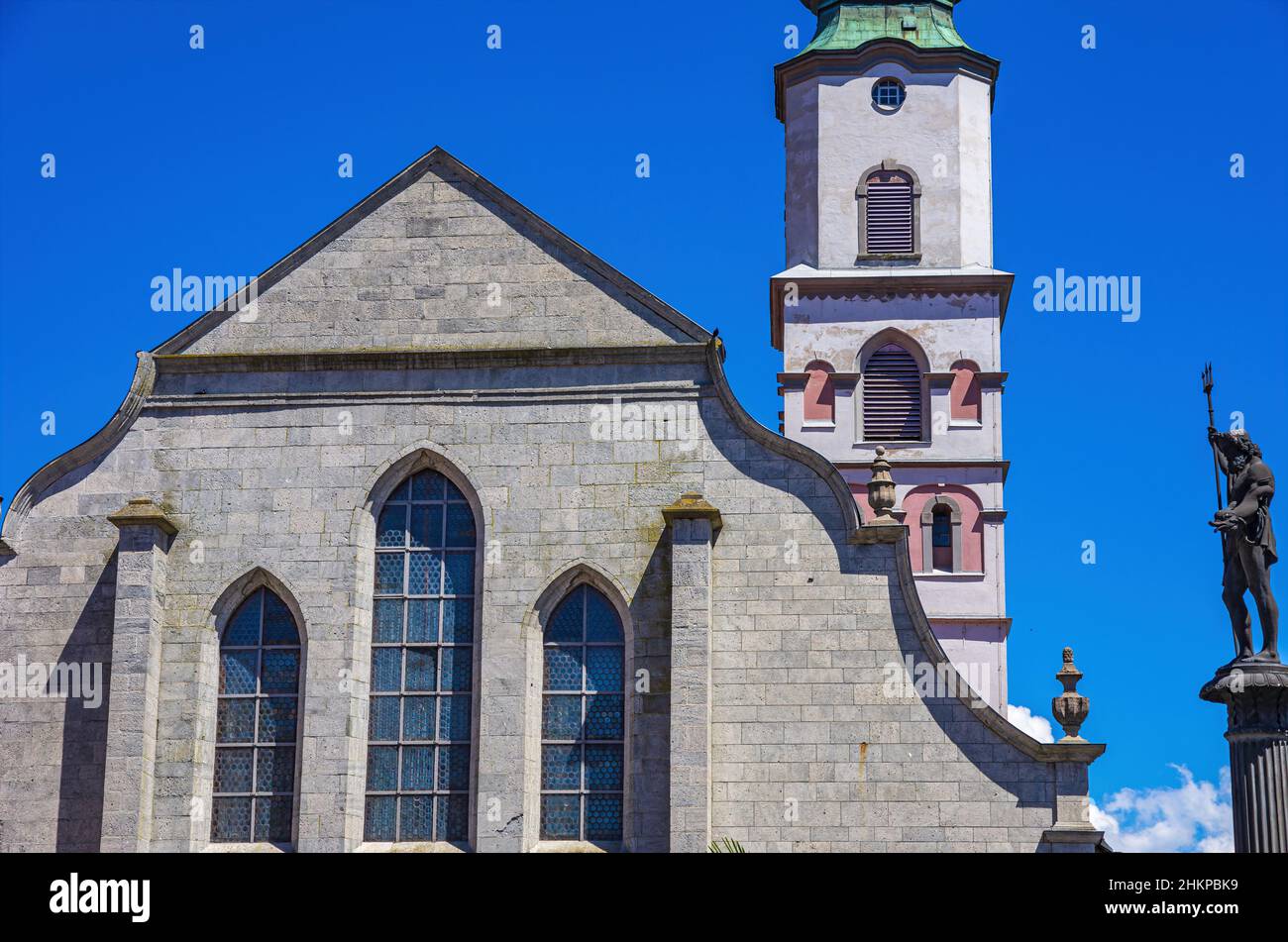 The Church of St. Stephan at the Historic Market Square in the Old Town ...
