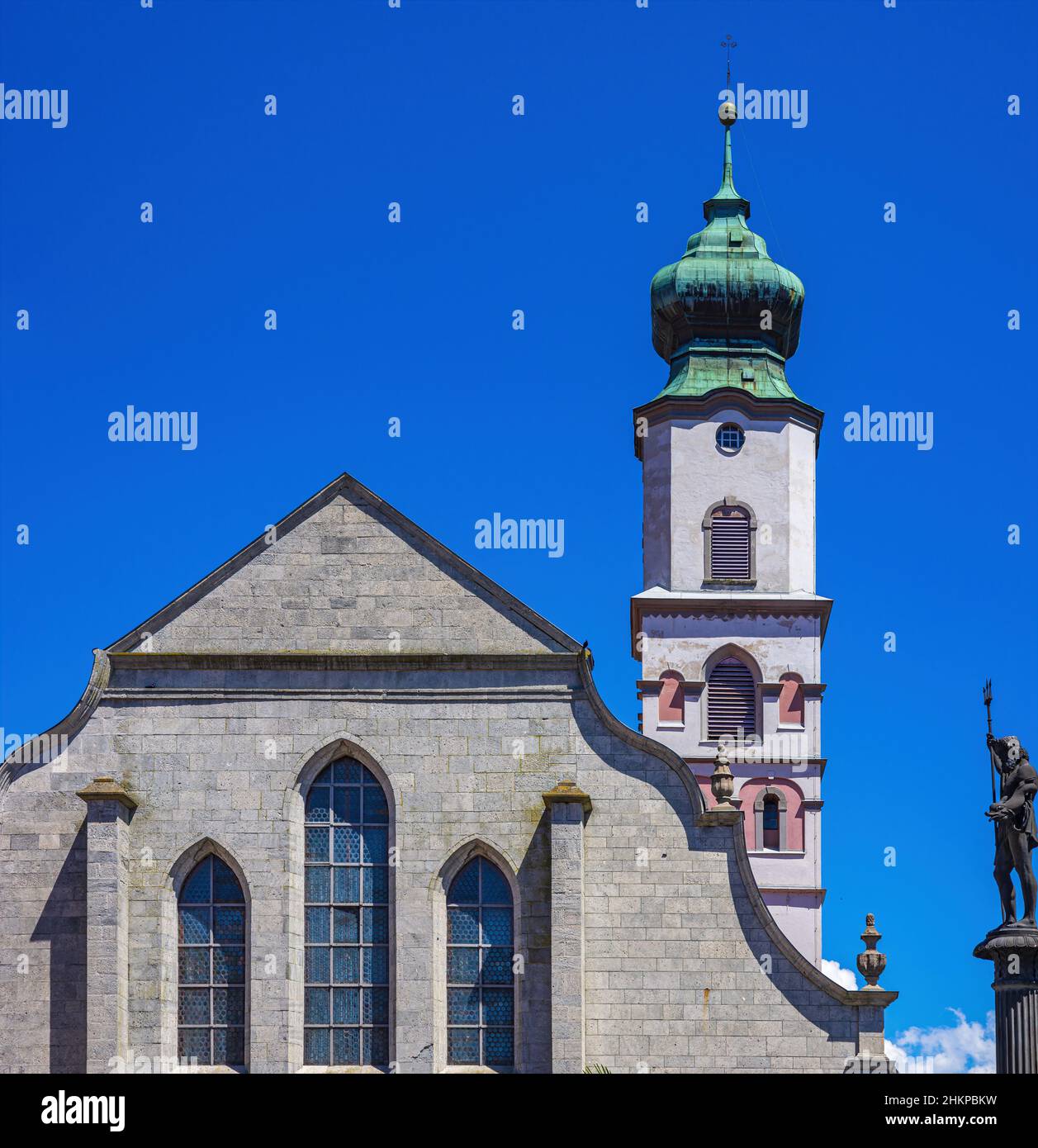 The Church of St. Stephan at the Historic Market Square in the Old Town ...