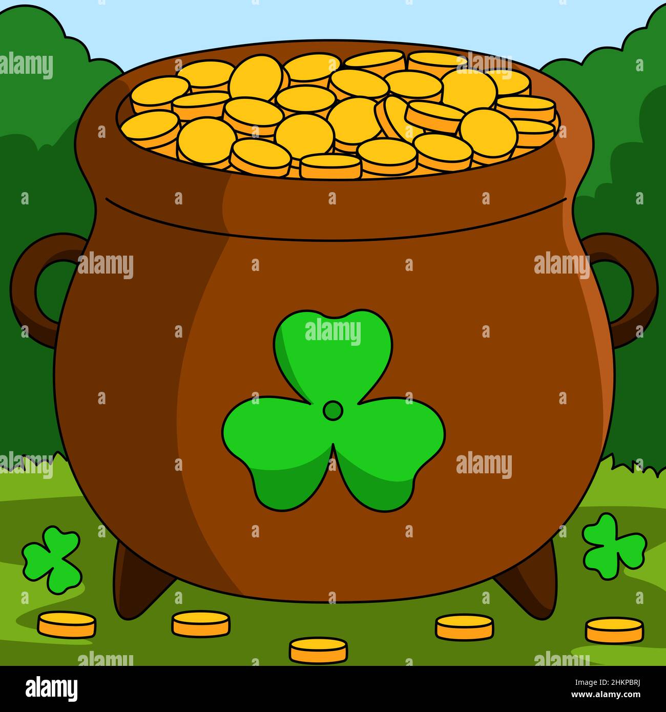 St Patricks Day Clip Art Pot Of Gold