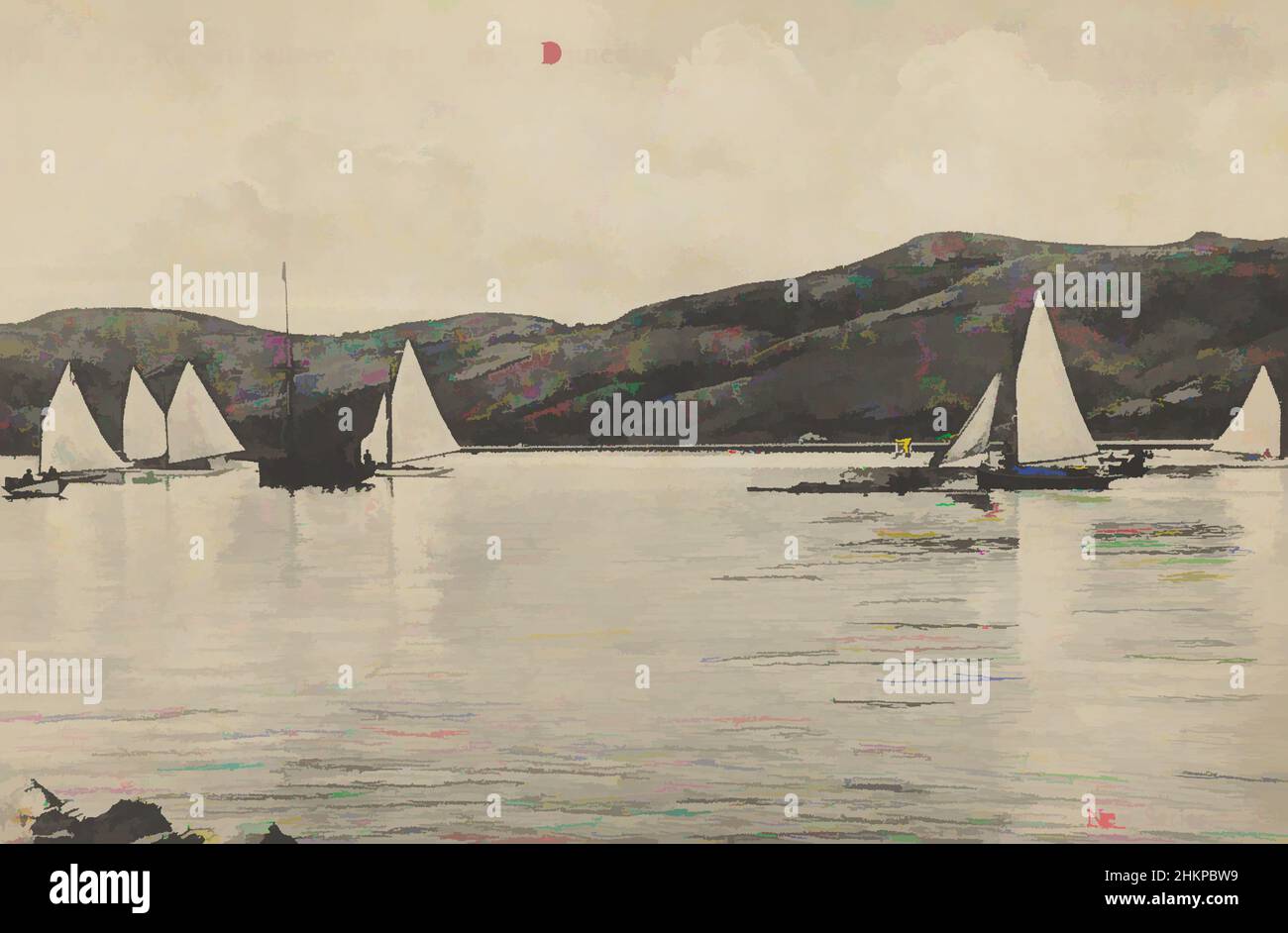 Art inspired by Ravensbourne Regatta Day, Dunedin, New Zealand, Muir ...