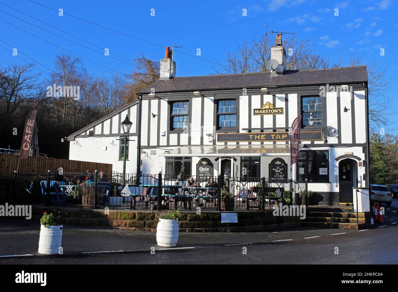 The Tap - a Marston's Pub at Eastham Ferry, Wirral, UK Stock Photo - Alamy