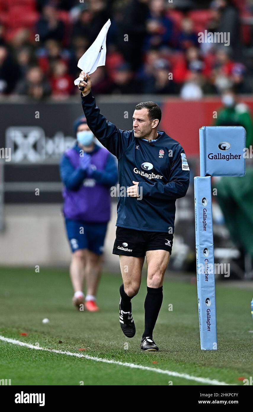 Bristol, United Kingdom. 05th Feb, 2022. Premiership Rugby. Bristol ...