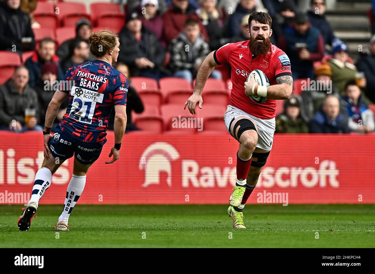 Bristol, United Kingdom. 05th Feb, 2022. Premiership Rugby. Bristol ...