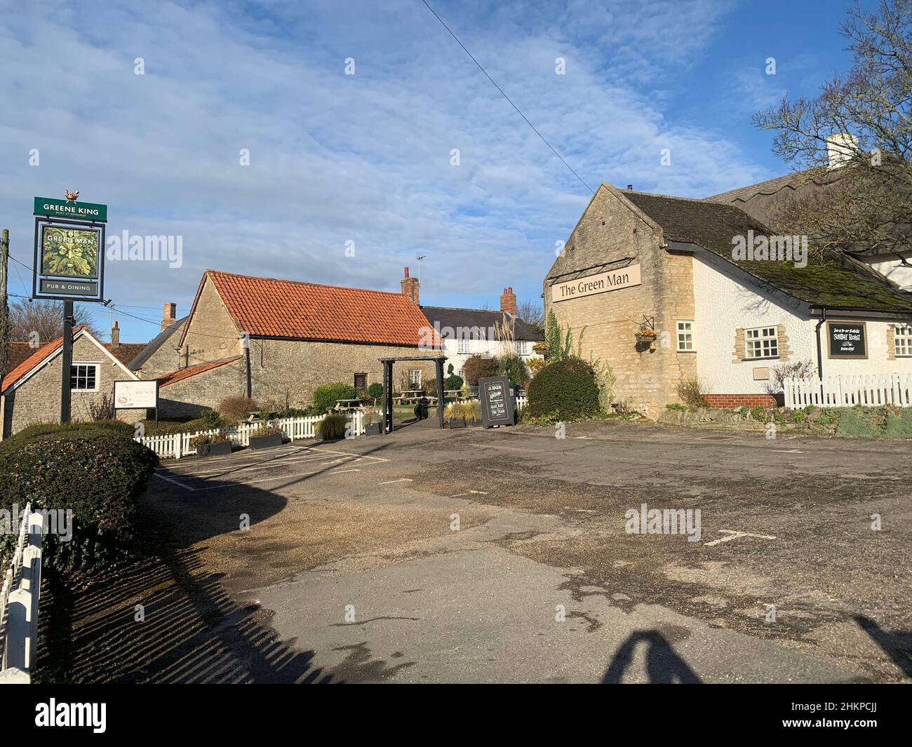 The Green Man Public house at Lavendon Milton Keynes UK pub sign signs ...