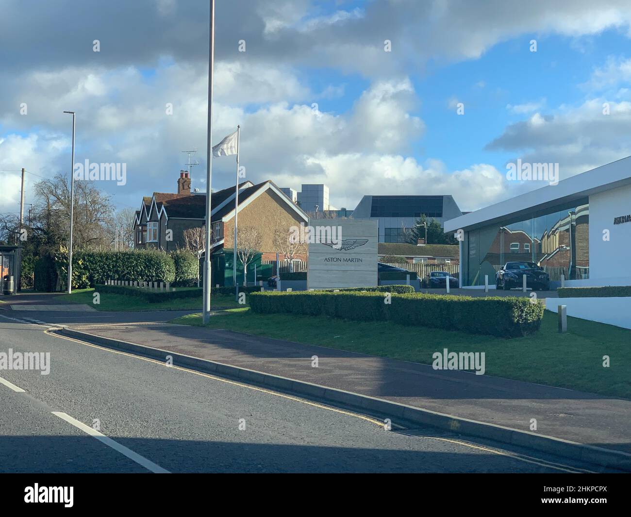 Houses and flats in Milton Keynes UK flag Aston Martin cars car sales ...