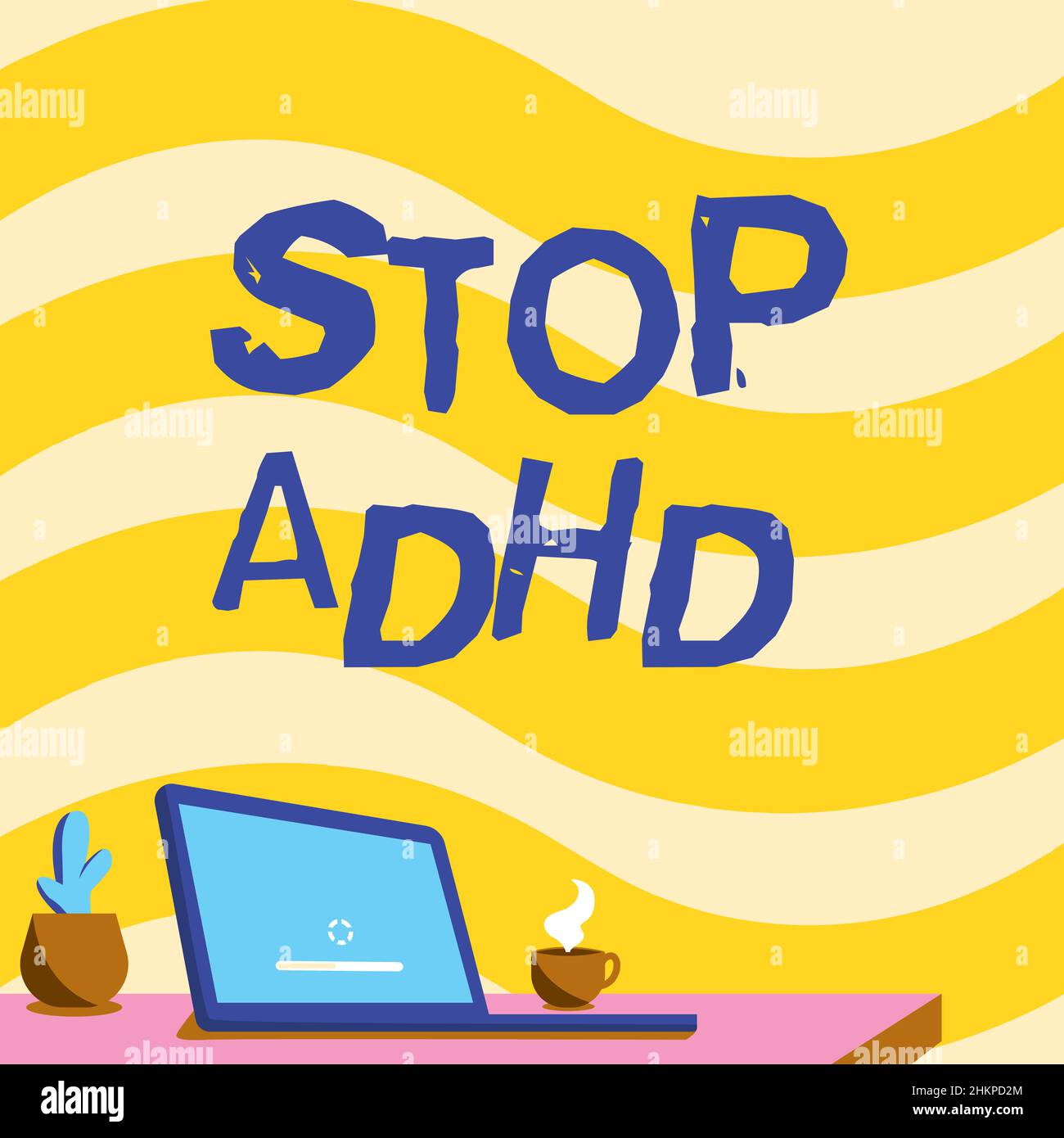 Conceptual caption Stop Adhd. Internet Concept Put at end the mental ... Conceptual caption Stop Adhd. Internet Concept Put at end the mental ...