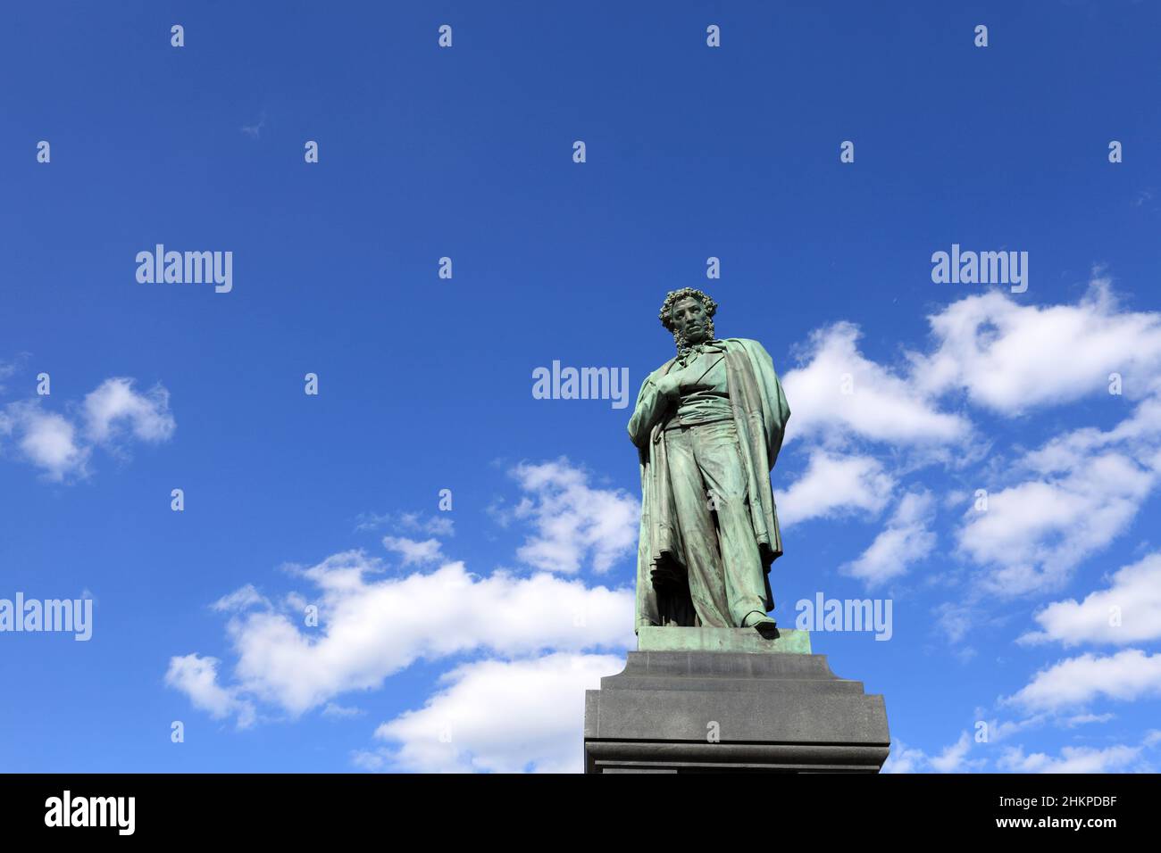 The monument to the first poet of Russia – Alexander Pushkin is ...