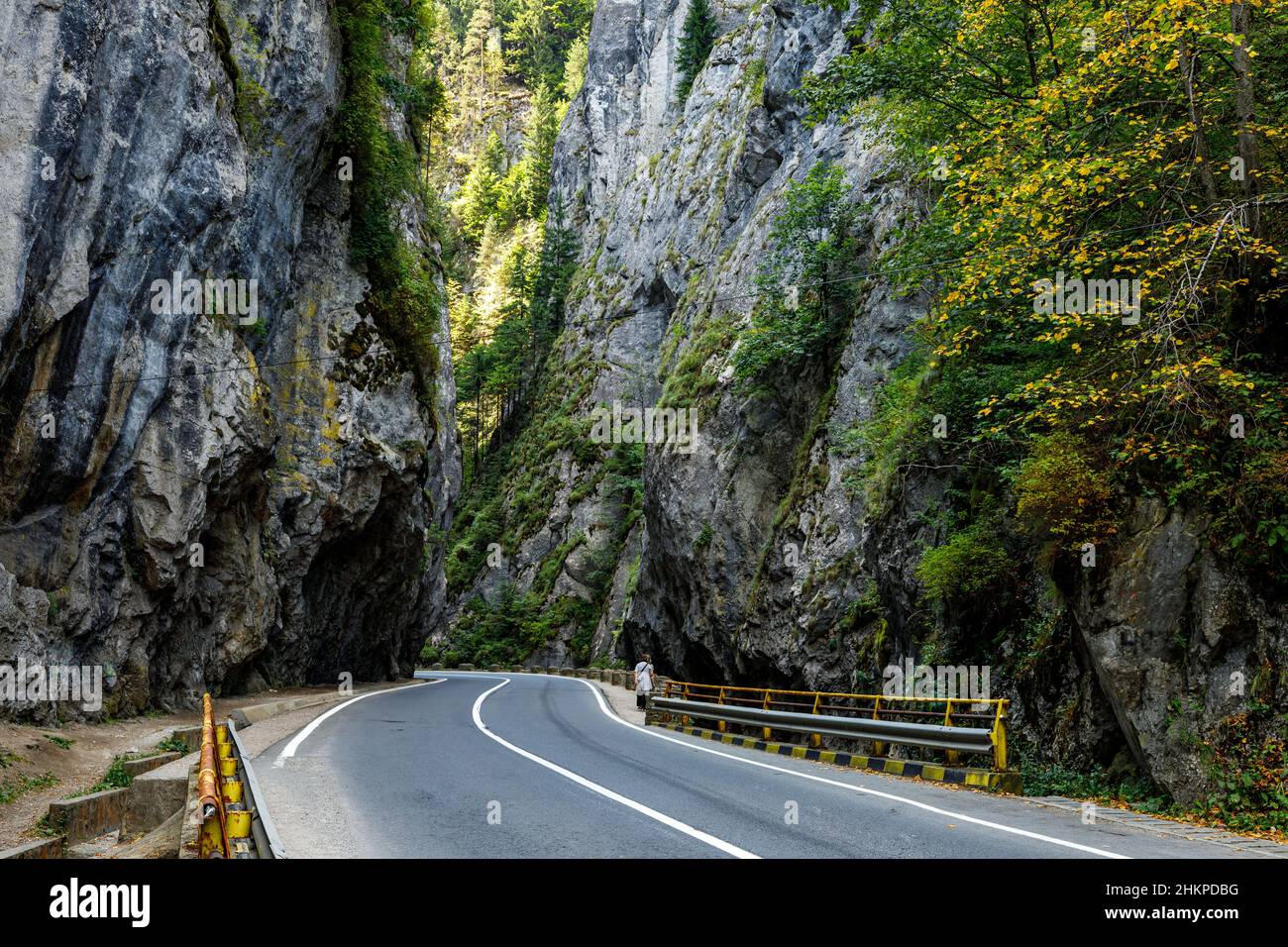 The Bicaz Canyon in Romania Stock Photo - Alamy