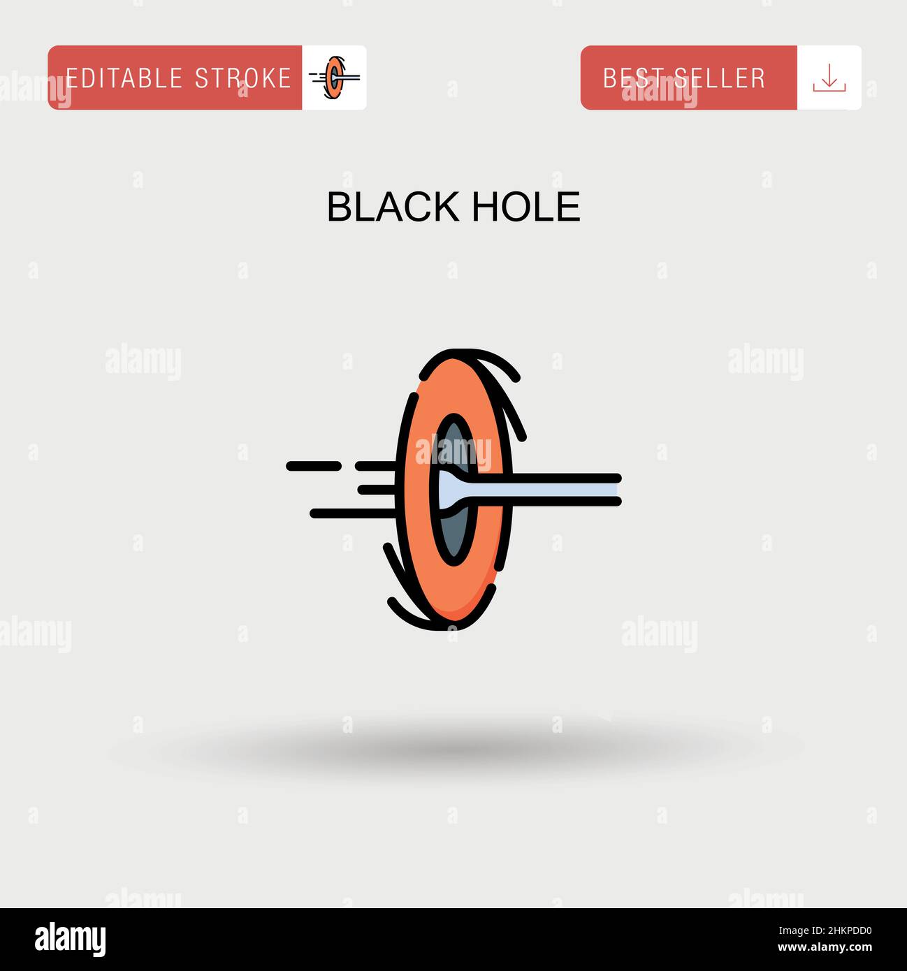 Black hole Simple vector icon Stock Vector Image & Art - Alamy