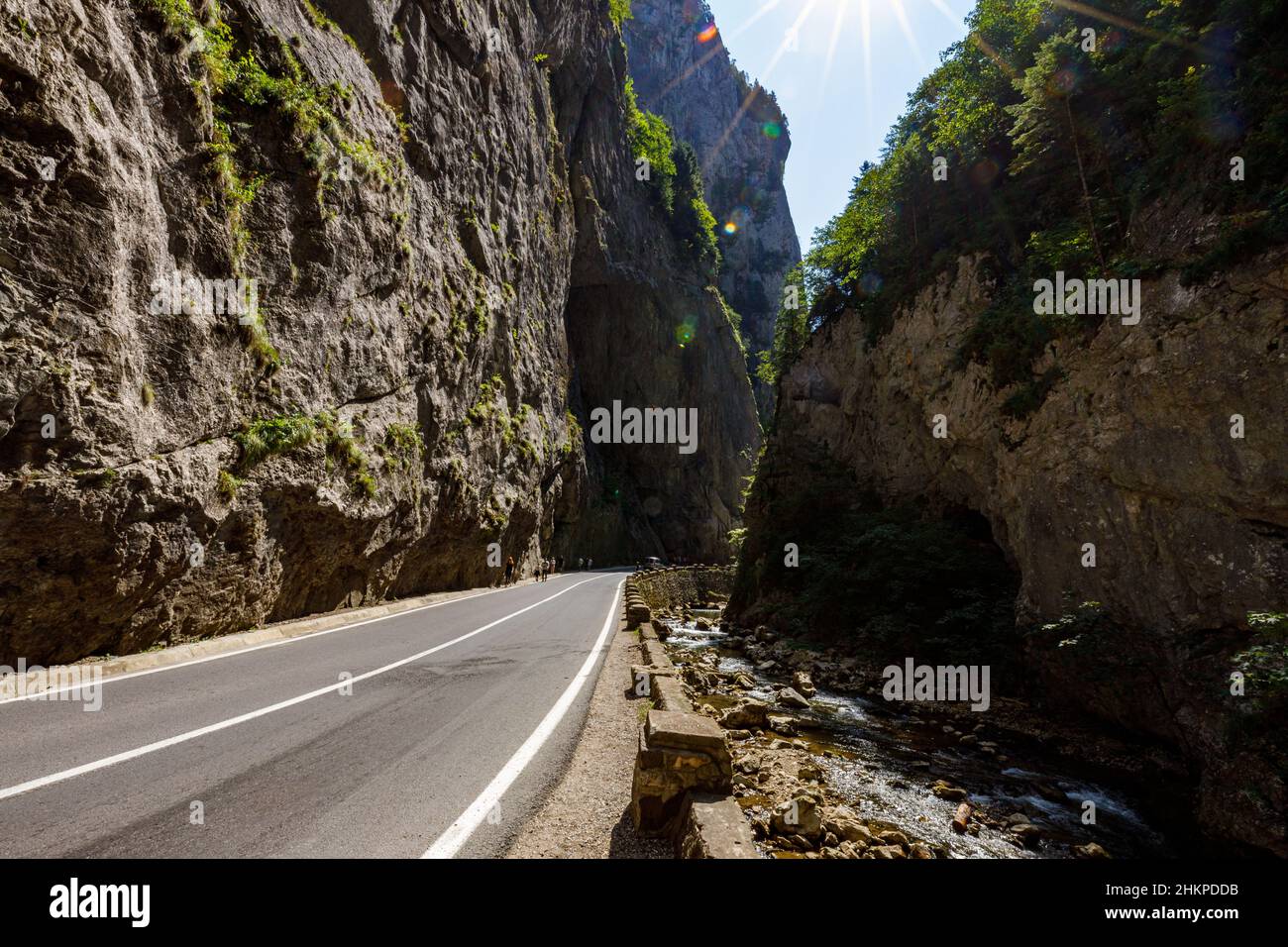 The Bicaz Canyon in Romania Stock Photo - Alamy
