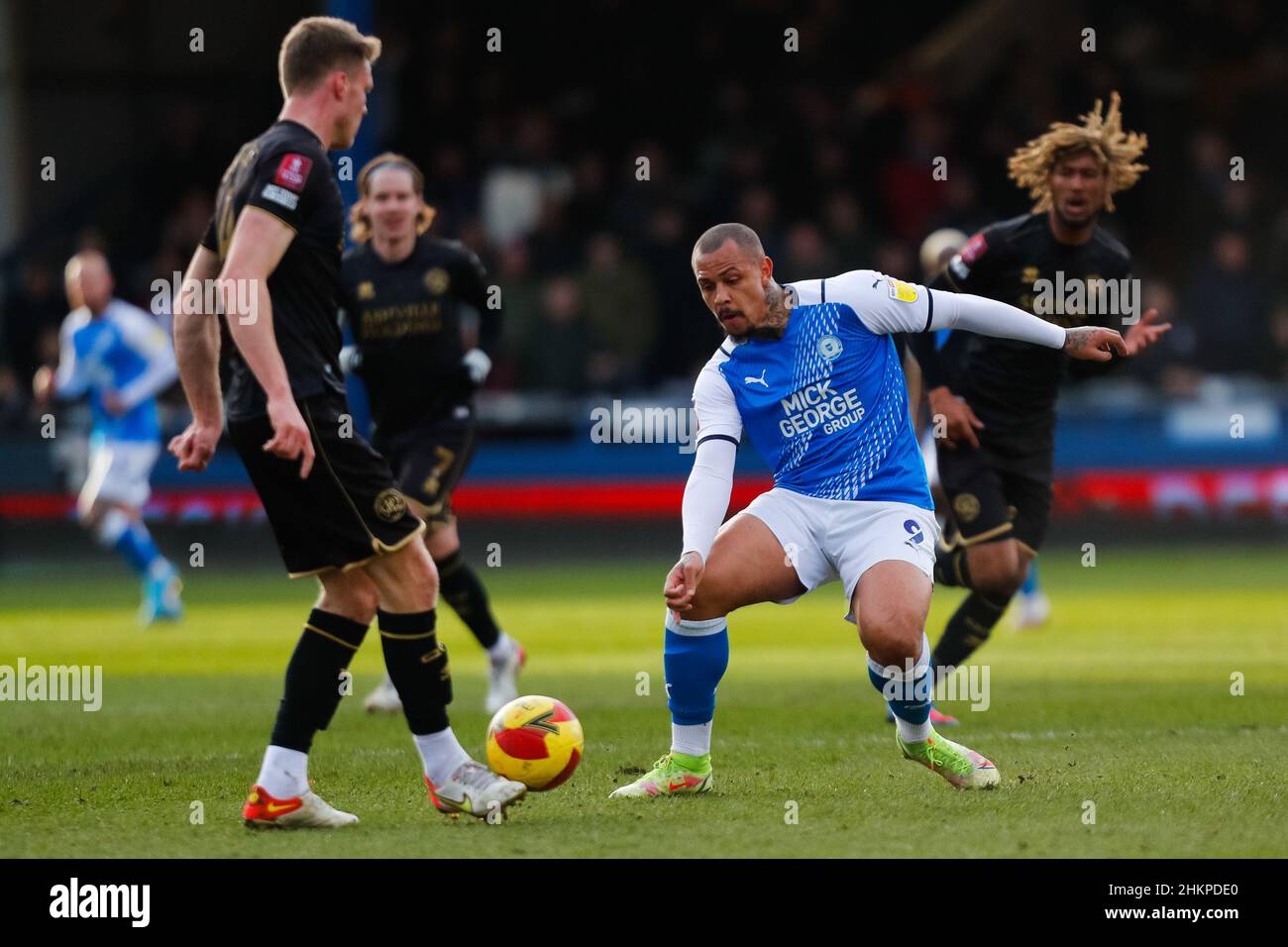 5th February 2022 : Weston Homes Stadium, Peterborough, Cambridgeshire ...