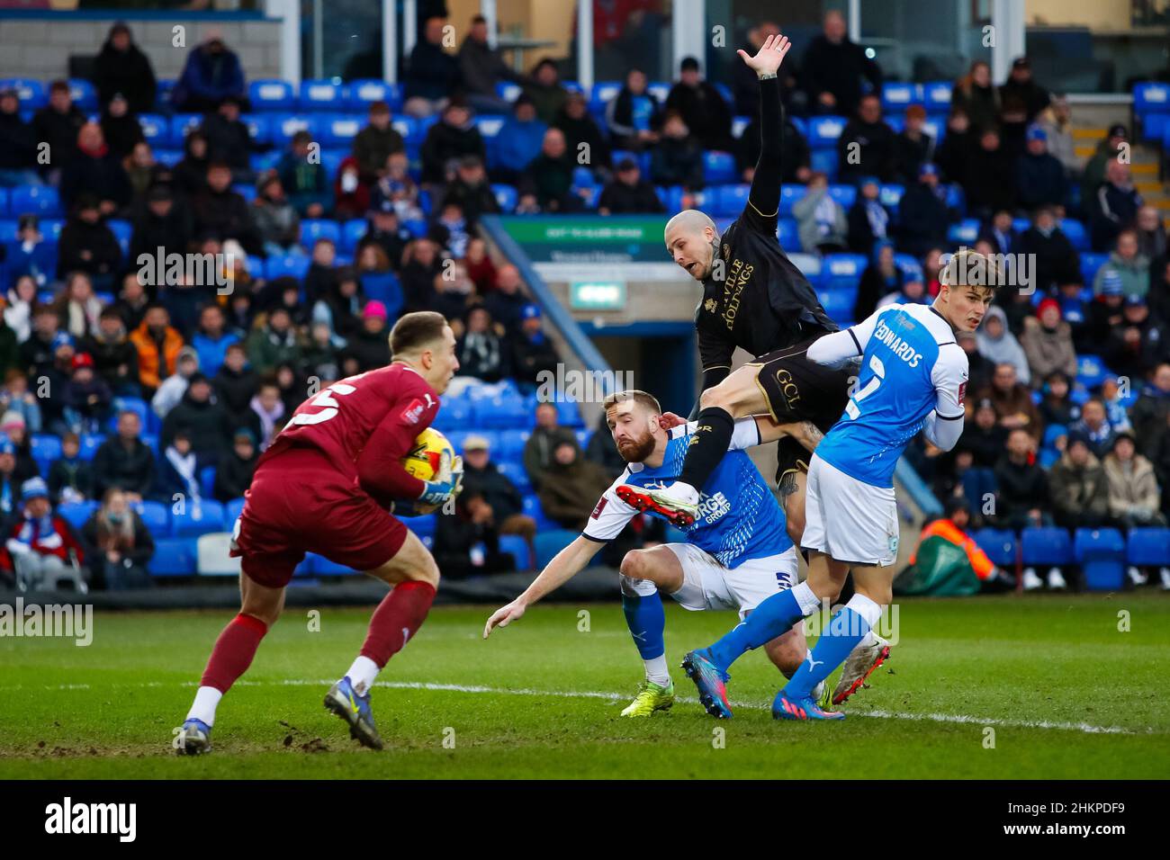 5th February 2022 : Weston Homes Stadium, Peterborough, Cambridgeshire ...