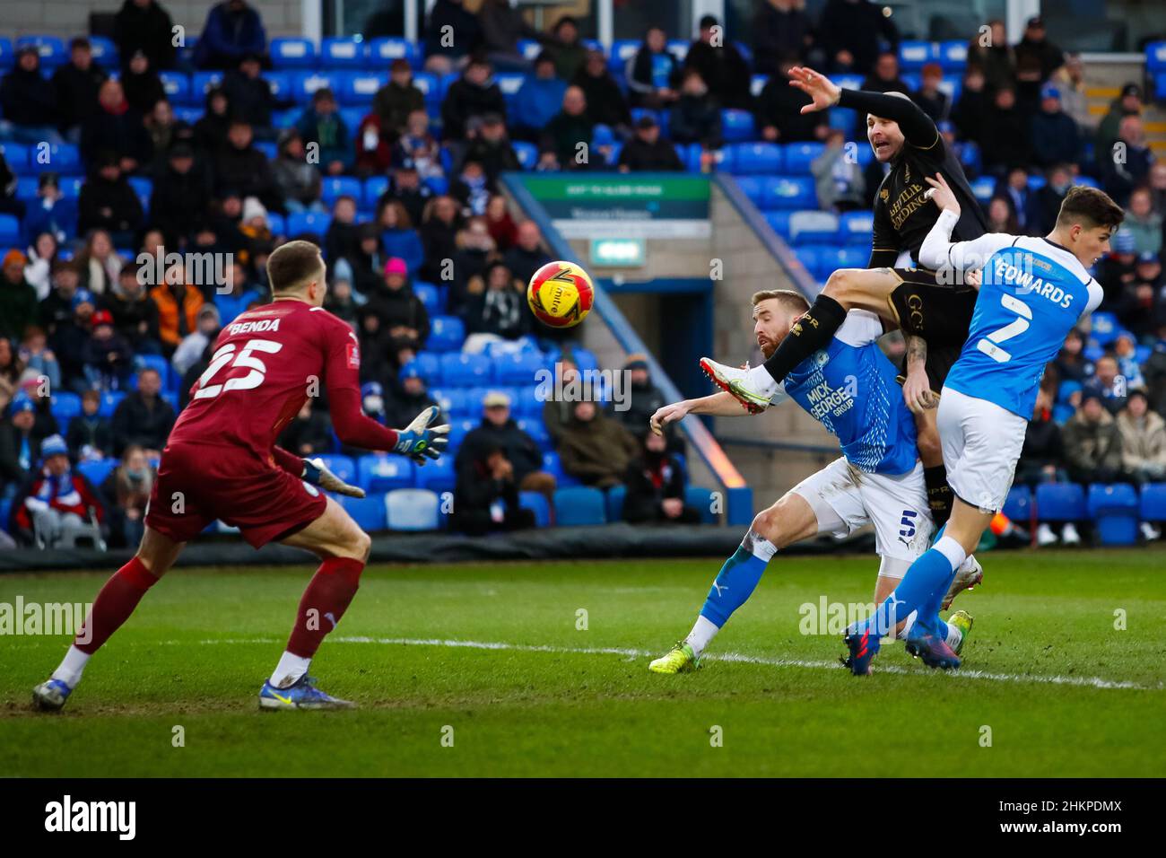 5th February 2022 : Weston Homes Stadium, Peterborough, Cambridgeshire ...