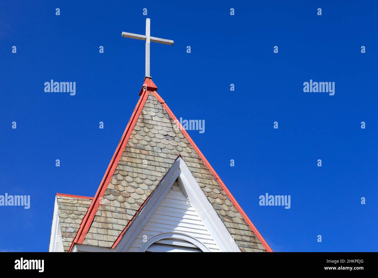 Top of the rural church, Ohio, USA Stock Photo - Alamy