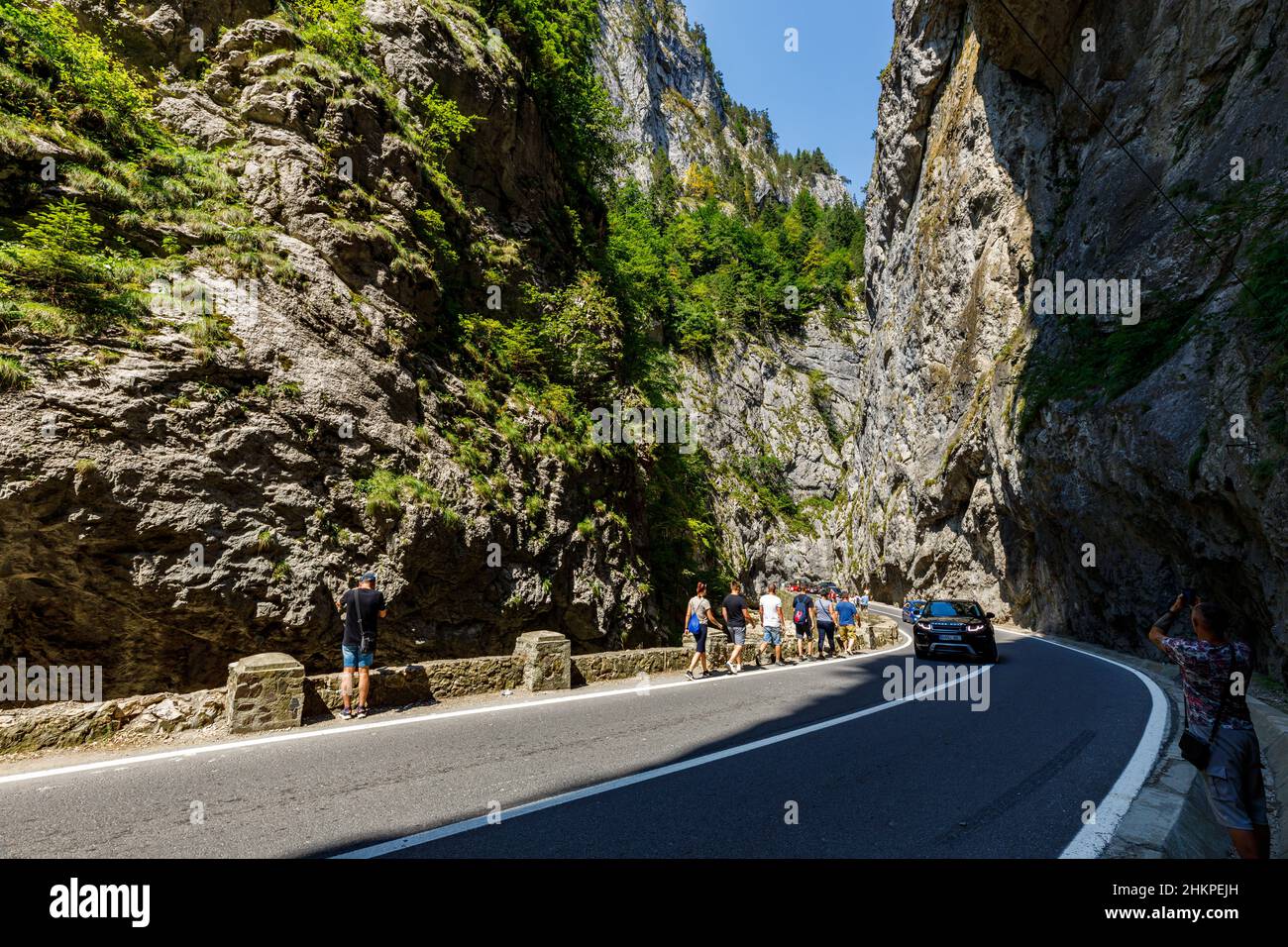 The Bicaz Canyon in Romania Stock Photo - Alamy