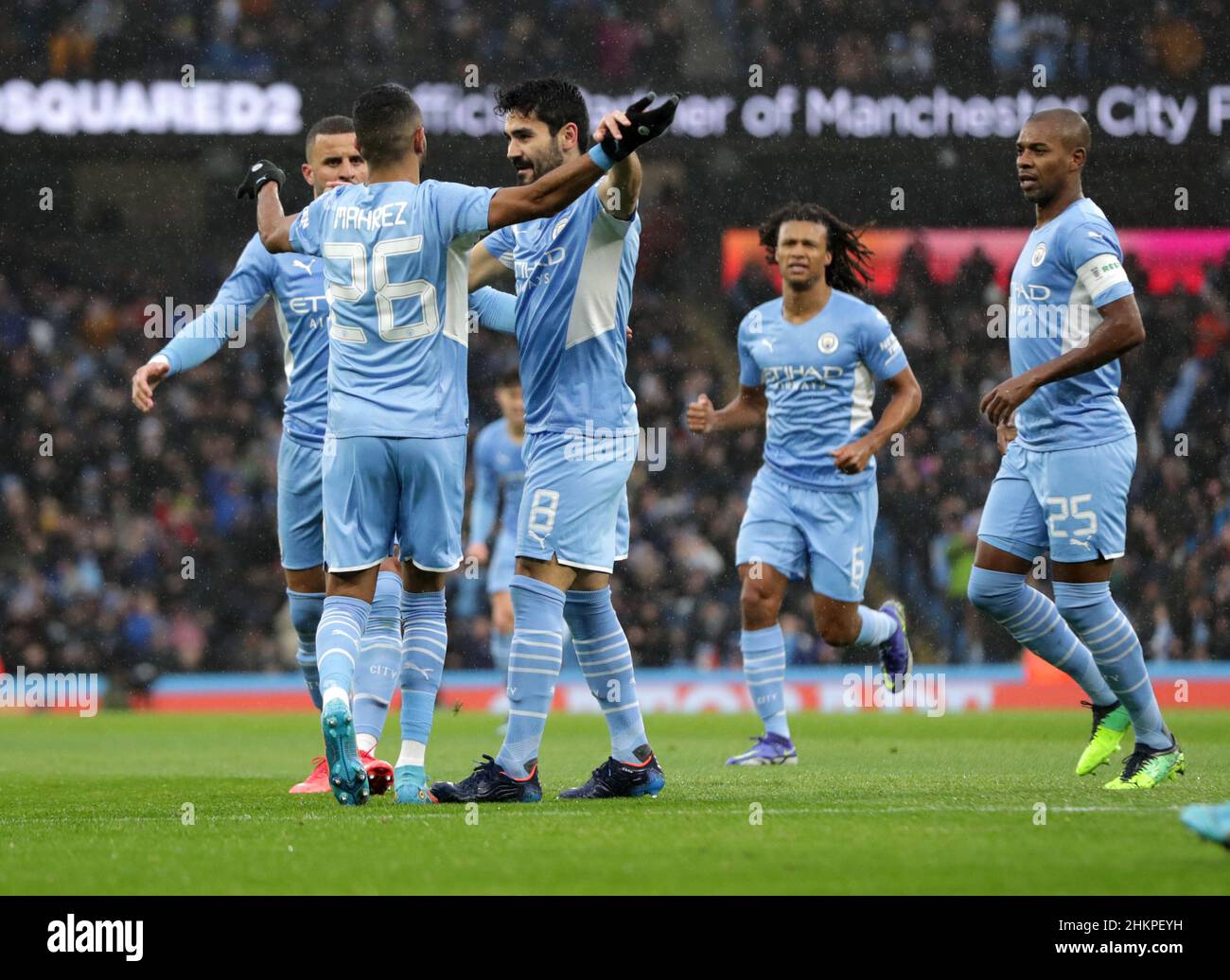 Riyad mahrez ilkay gundogan hi-res stock photography and images - Alamy