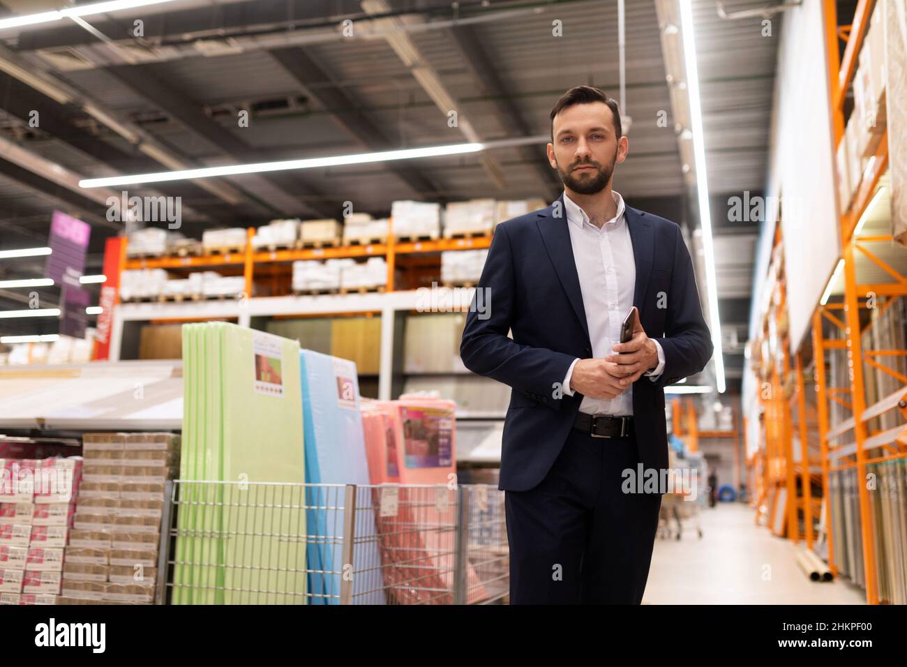 sales manager at a hardware store in the flooring department. sale of ...