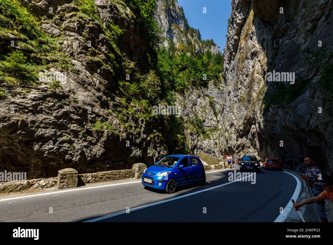 The Bicaz Canyon in Romania Stock Photo - Alamy