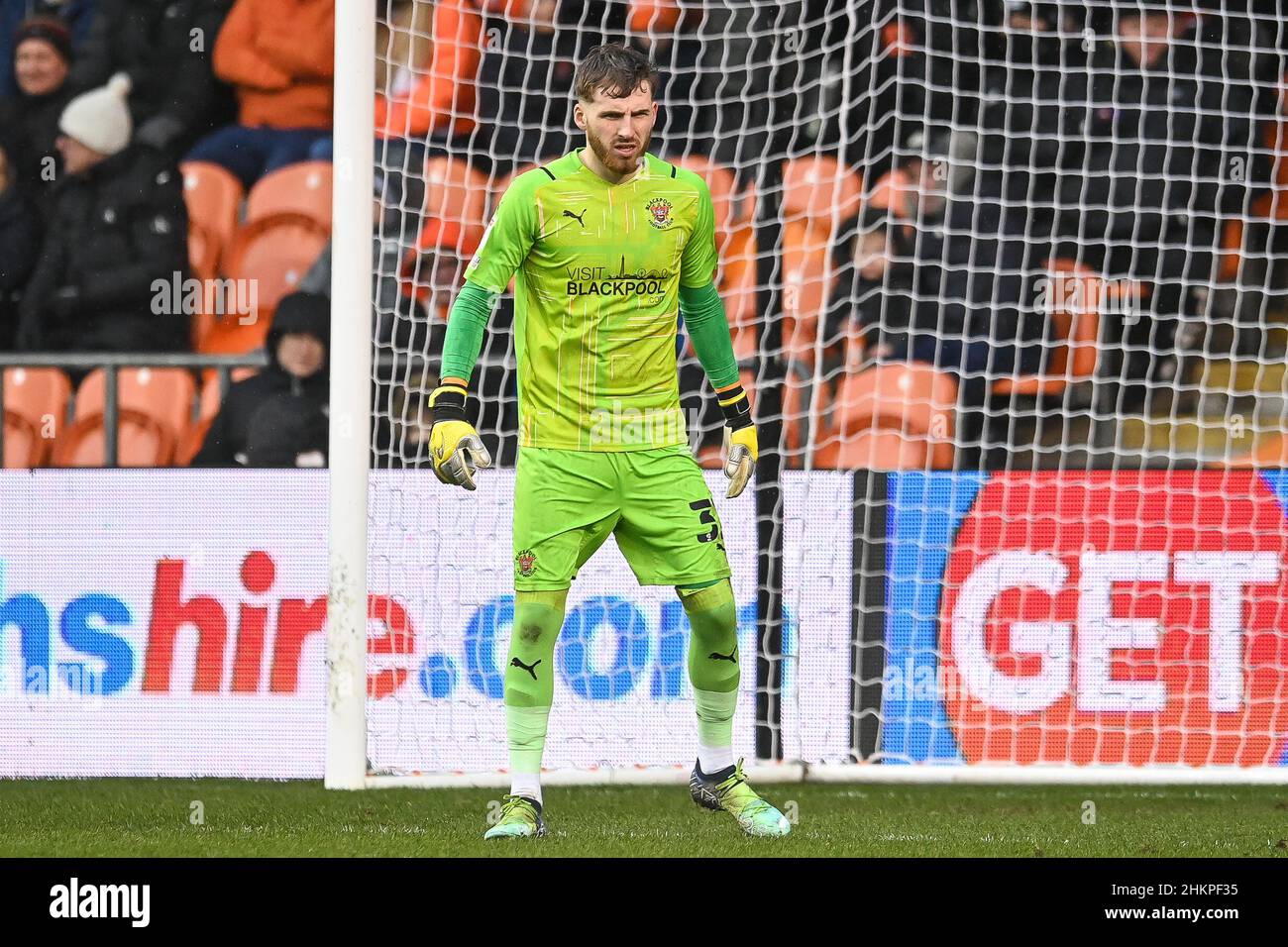 Daniel Grimshaw #32 of Blackpool during the game Stock Photo - Alamy