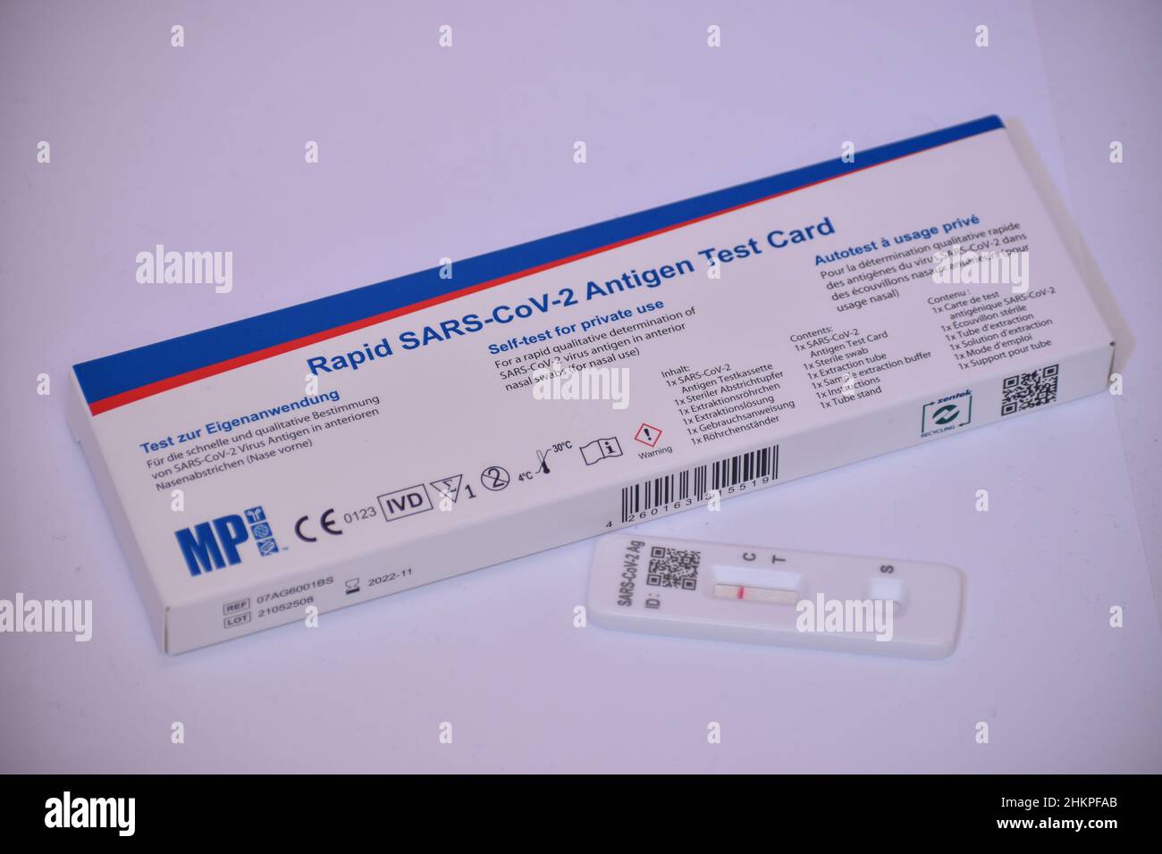 Rapid Sars Covid 19 Antigen test Stock Photo - Alamy