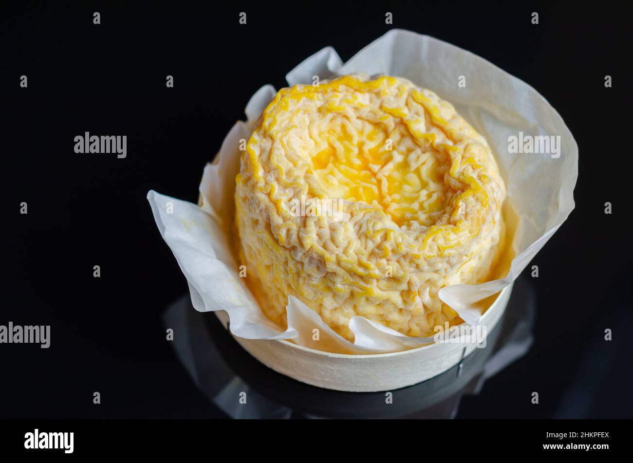 Langres, French soft cheese from the plateau of Langres in the region ...