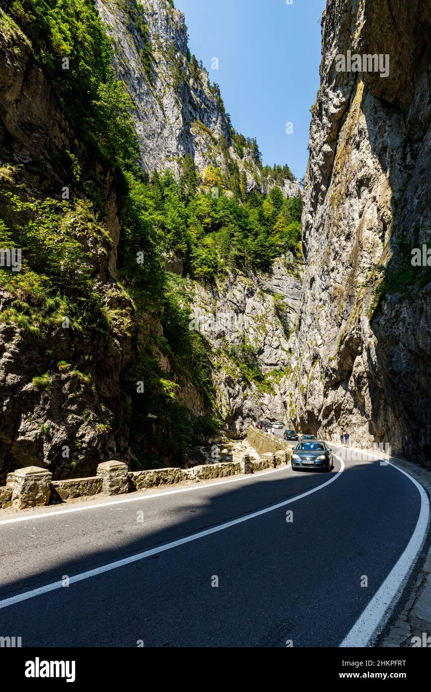 The Bicaz Canyon in Romania Stock Photo - Alamy