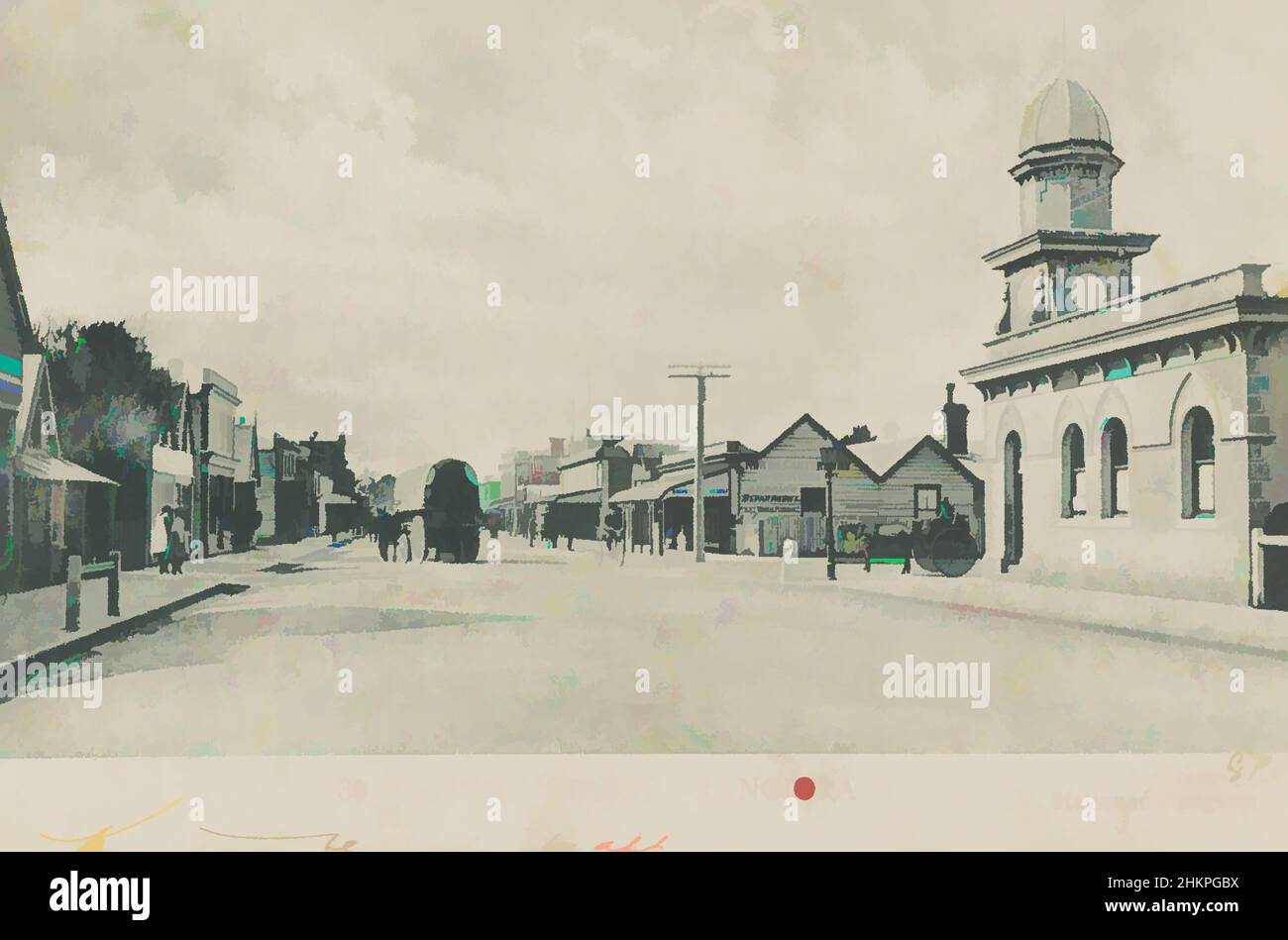 Art inspired by High Street, Rangiora, New Zealand, Muir & Moodie ...