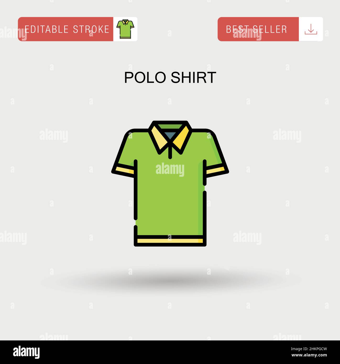 Polo shirt Simple vector icon Stock Vector Image & Art - Alamy