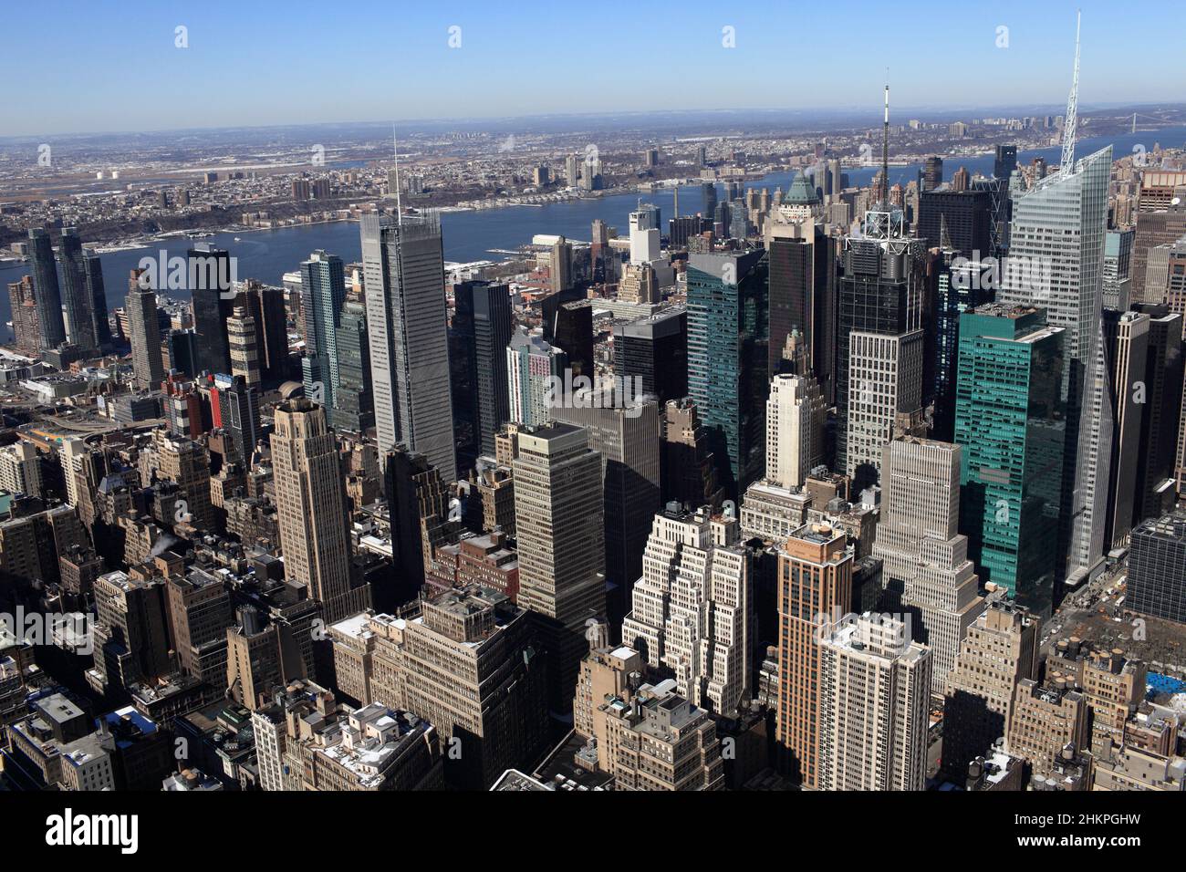 View of New York City in spring Stock Photo - Alamy