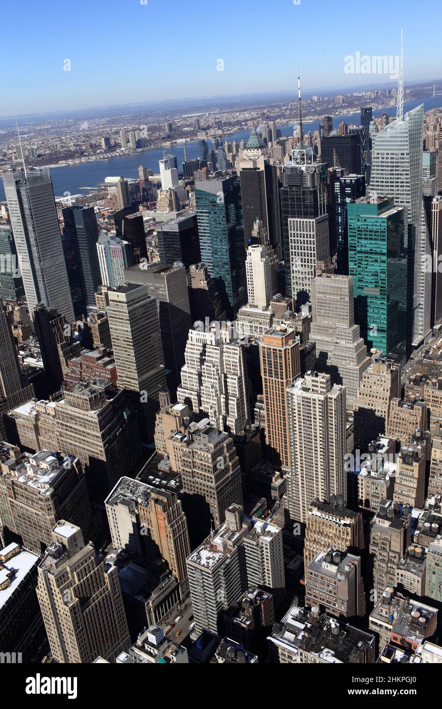 View of manhattan from above, New york city Stock Photo - Alamy
