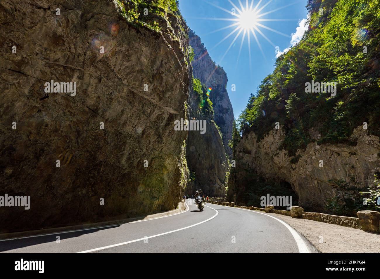 The Bicaz Canyon in Romania Stock Photo - Alamy
