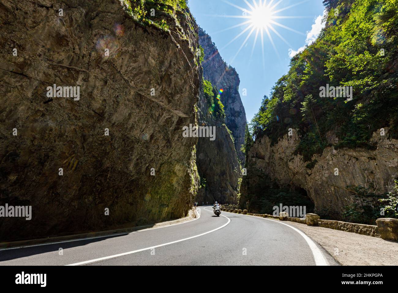 The Bicaz Canyon in Romania Stock Photo - Alamy