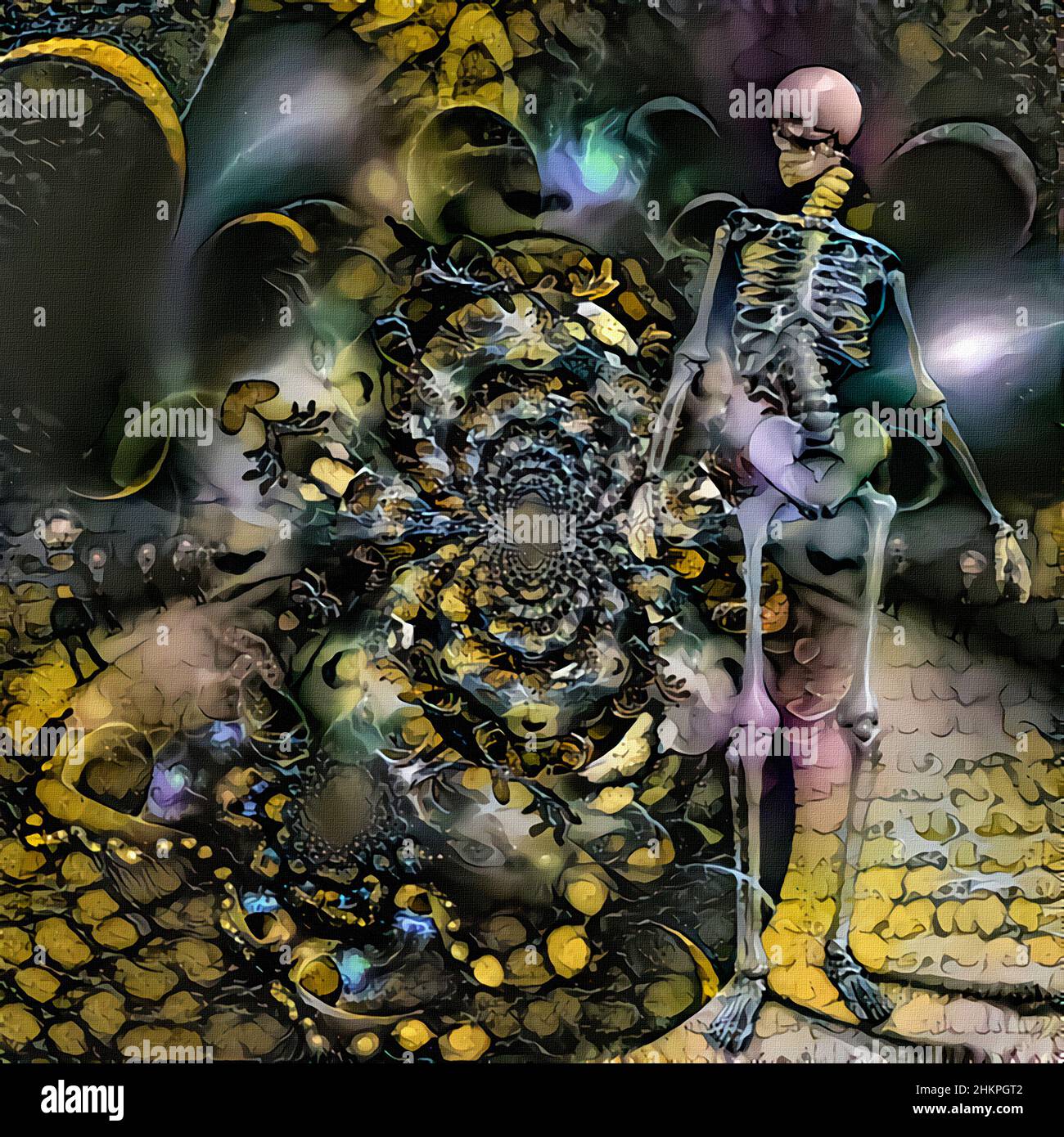 Life and Death. 3D rendering Stock Photo - Alamy