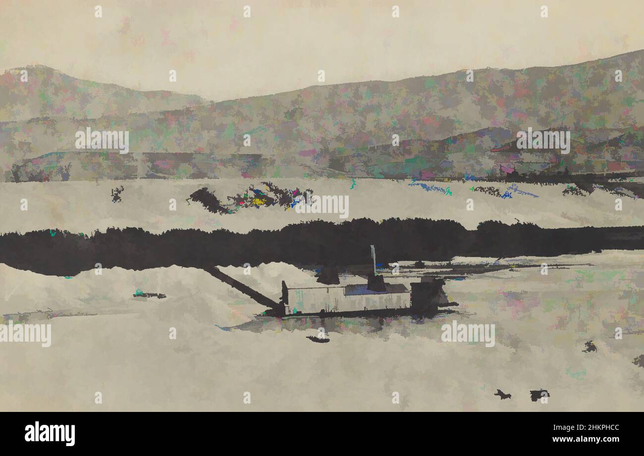 Art inspired by Rise and Shine Gold Dredge, Number 1, Clutha River ...