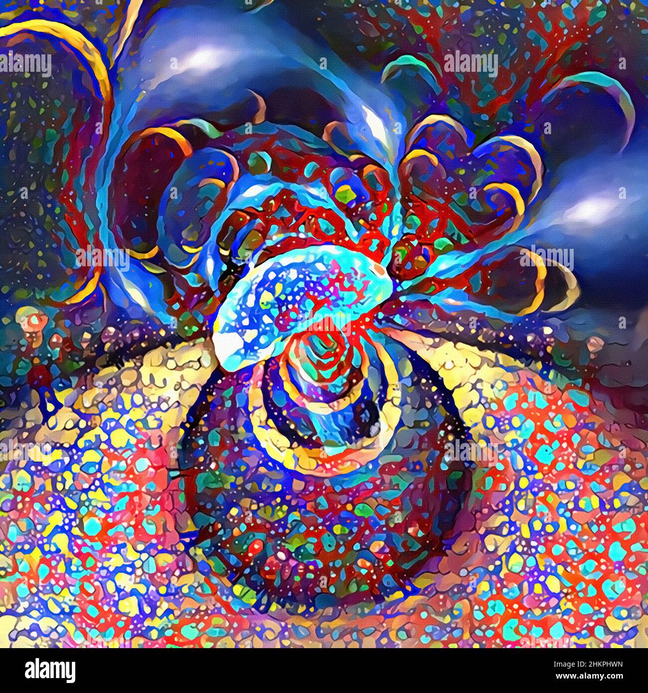 Modern digital abstract. 3D rendering Stock Photo - Alamy