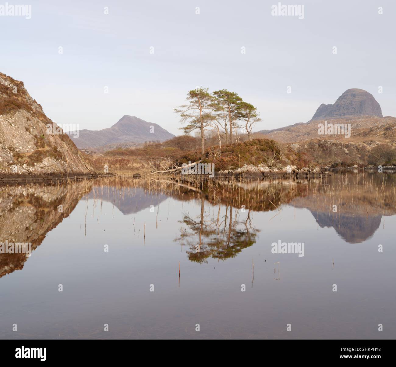 Loch Druim Suardalain Stock Photo - Alamy
