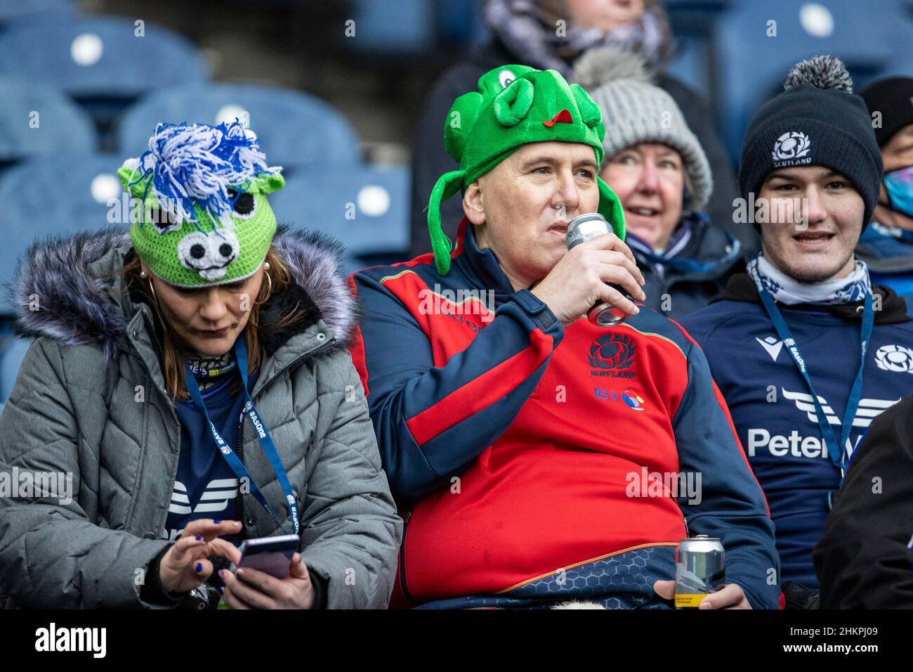 5th February 2022 : Murrayfield Stadium, Edinburgh, Scotland; 6-Nations ...
