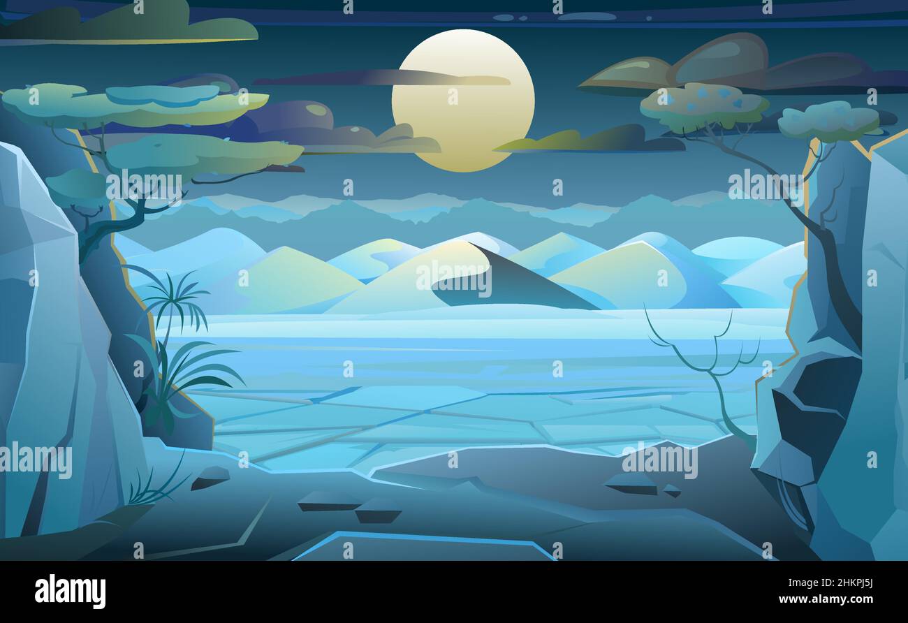 Desert sand. Landscape of southern countryside. Drought cracked desert ...