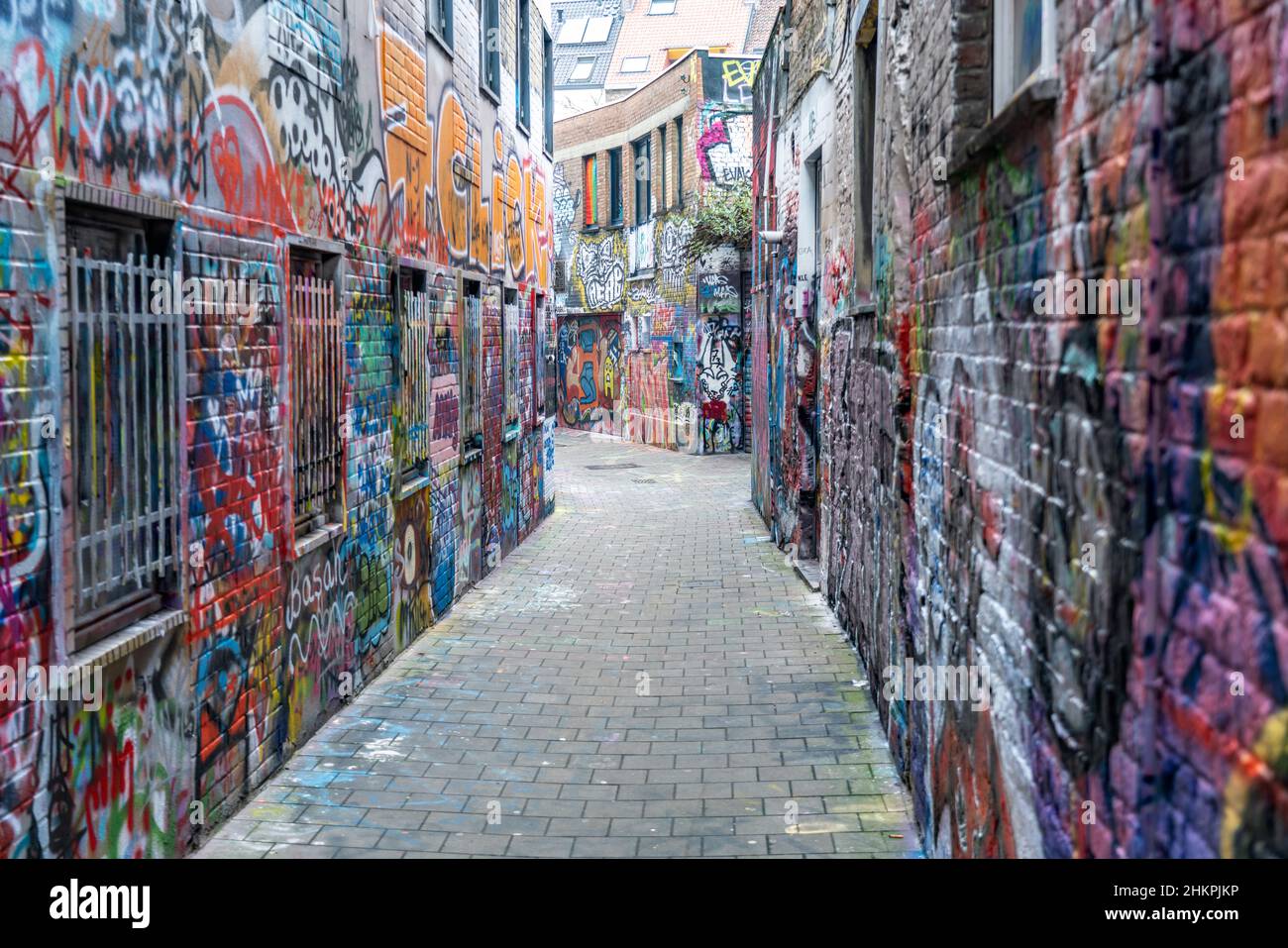 Die Graffiti-Gasse in Gent, Belgien | The Graffiti Street in Ghent ...