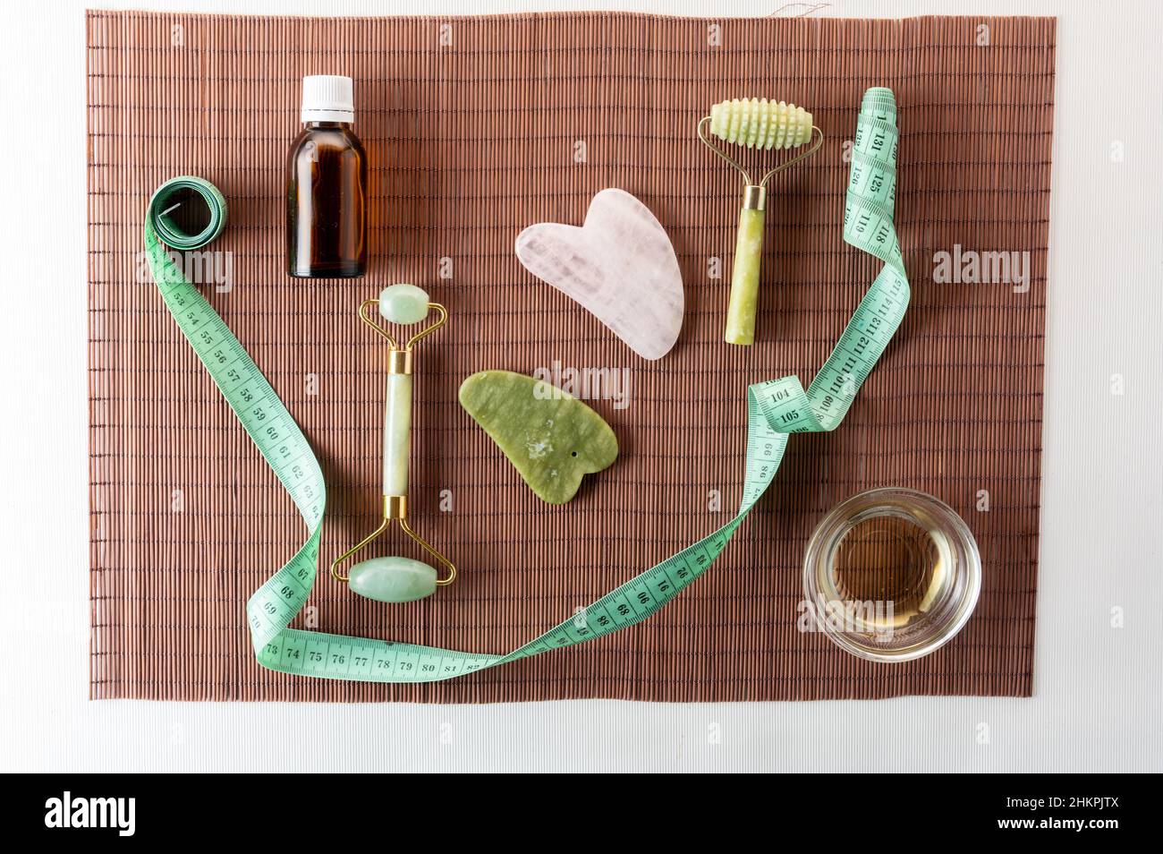 Tools from natural stones. Natural skin and body care. Beauty and ...