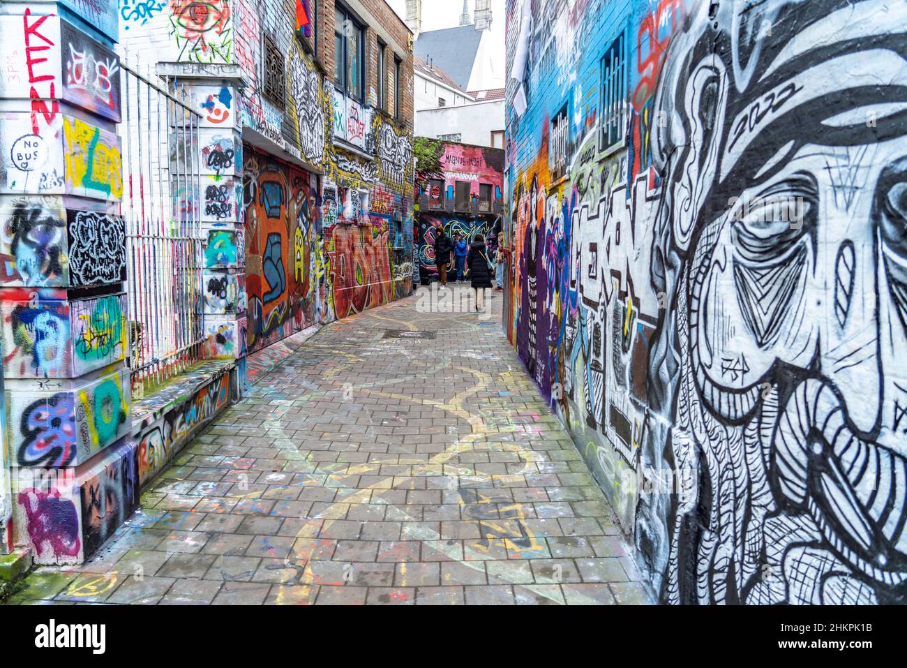Die Graffiti-Gasse in Gent, Belgien | The Graffiti Street in Ghent ...