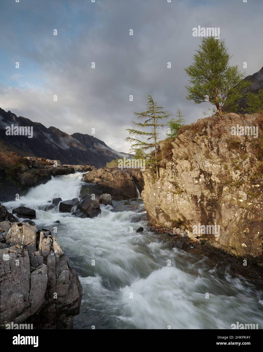 The River Coe Falls Stock Photo - Alamy