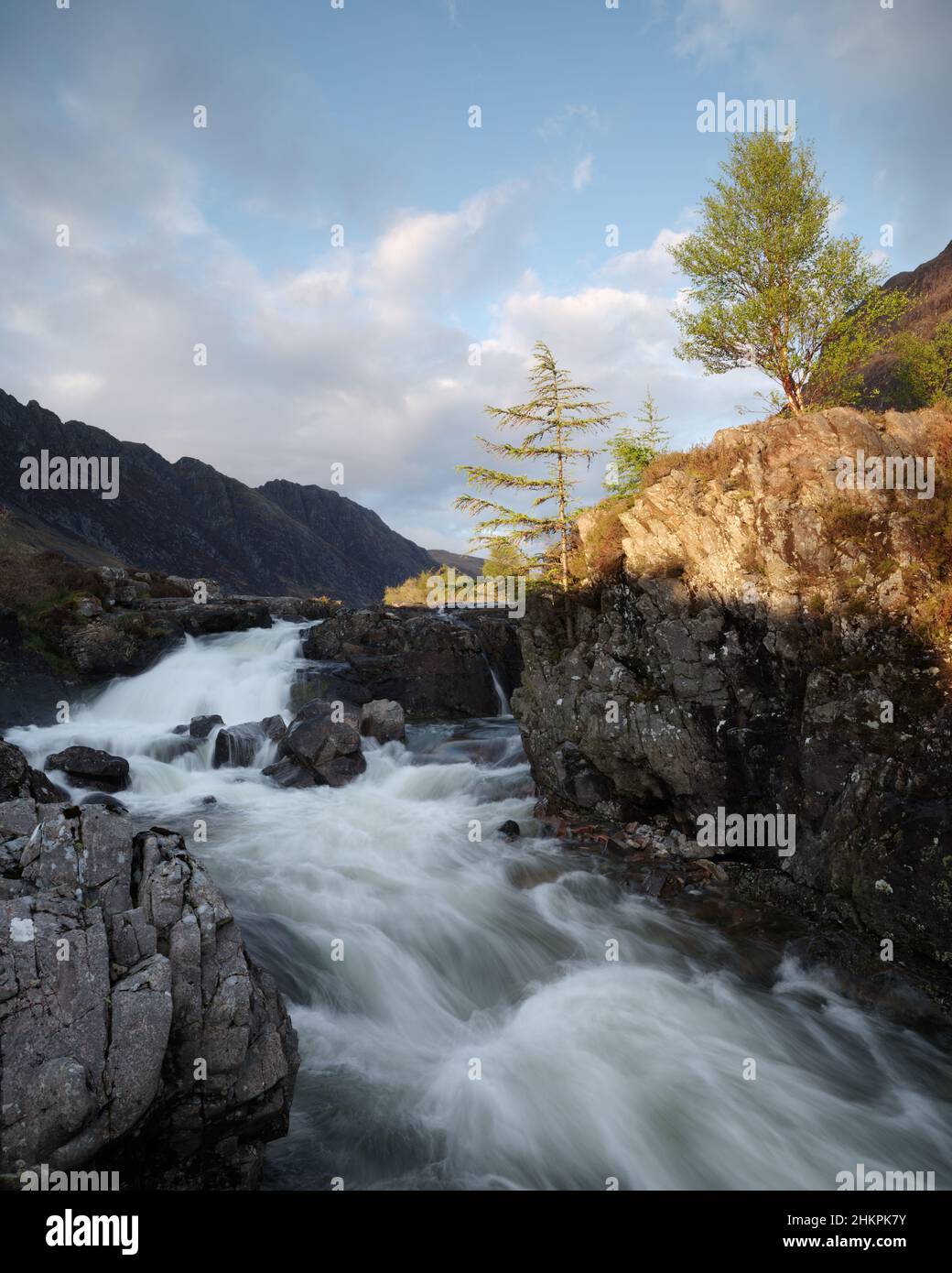 The River Coe Falls Stock Photo - Alamy