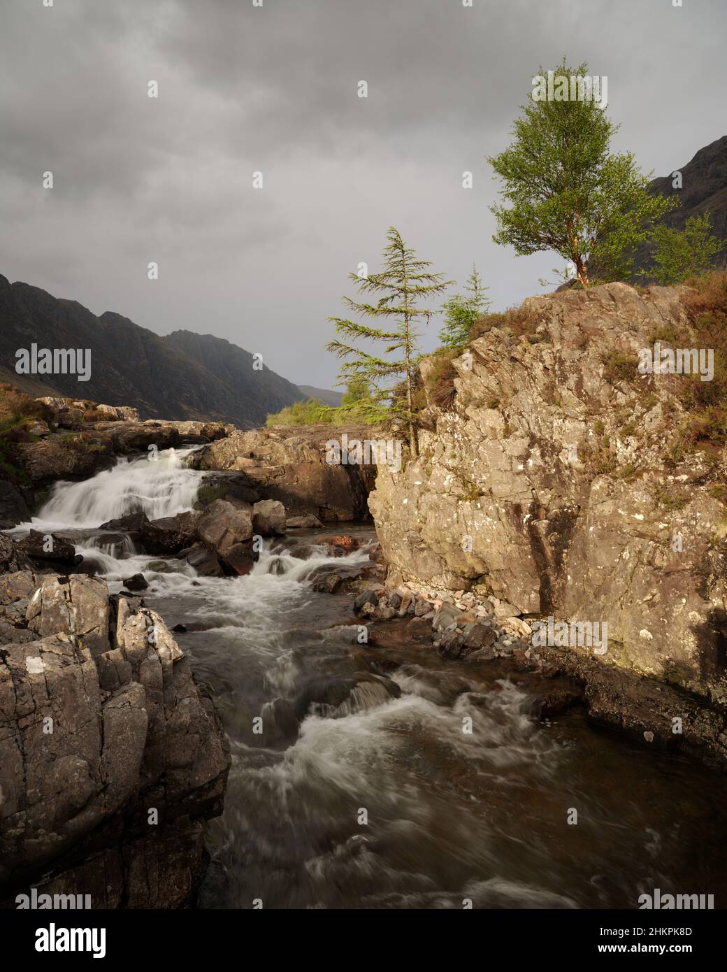 The River Coe Falls Stock Photo - Alamy
