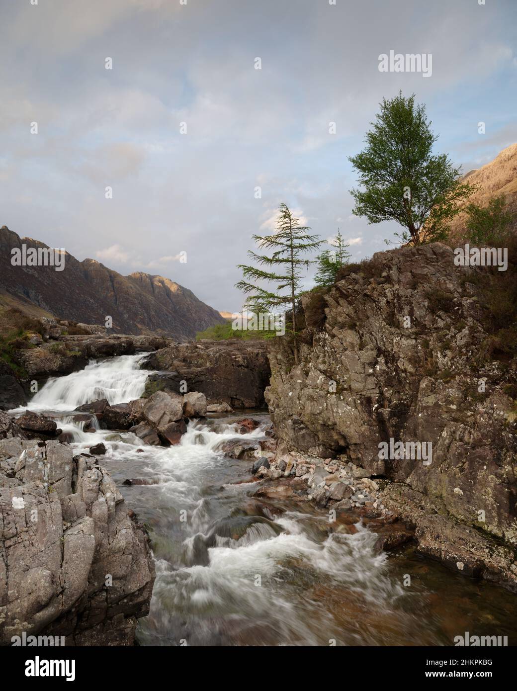 The River Coe Falls Stock Photo - Alamy