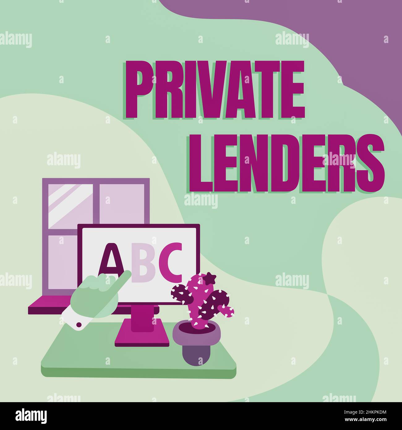 Text sign showing Private Lenders. Business approach a person or ...